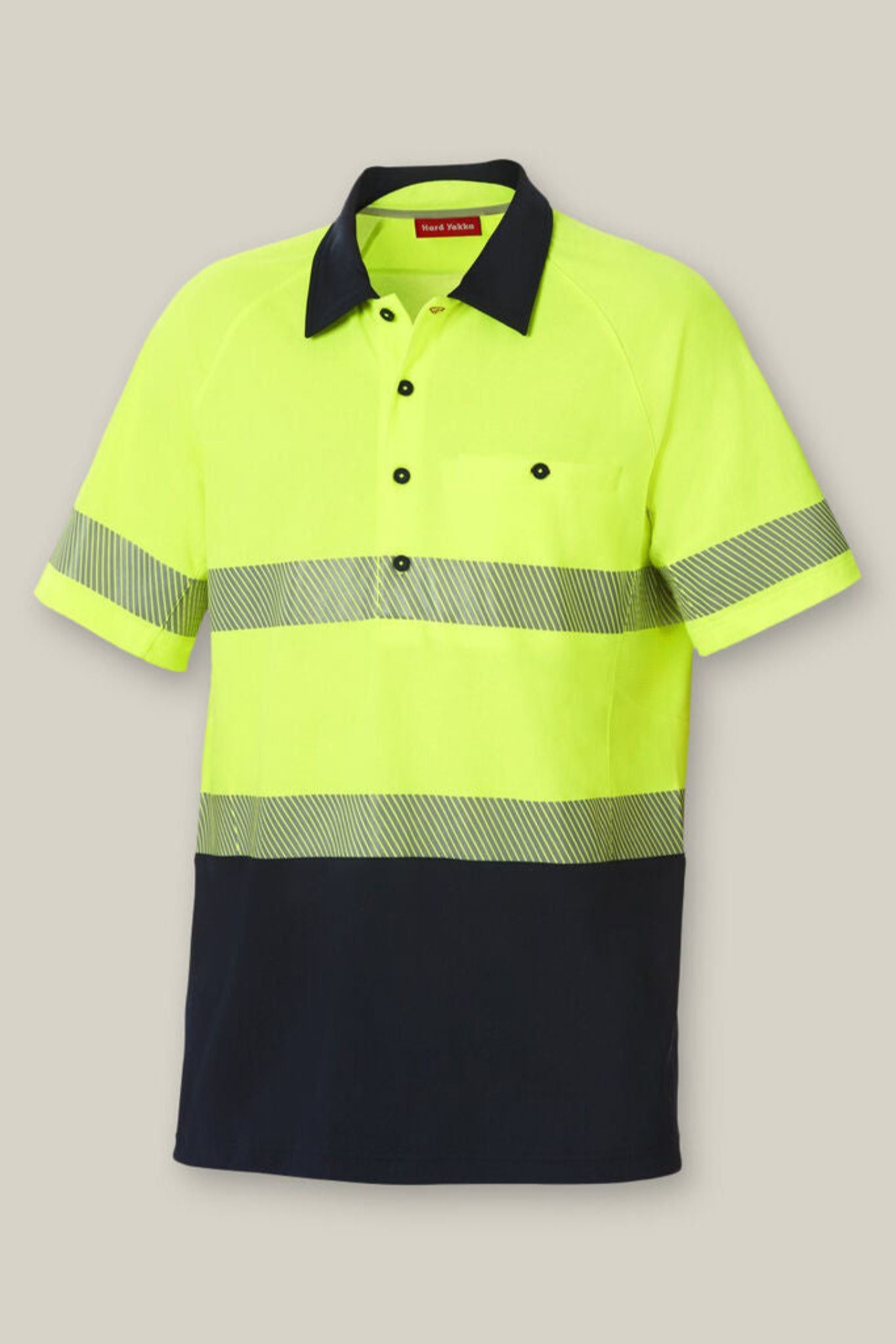 Core Hi-Vis 2 Tone Taped Vented Short Sleeve Polo - Y11383 – Aceit
