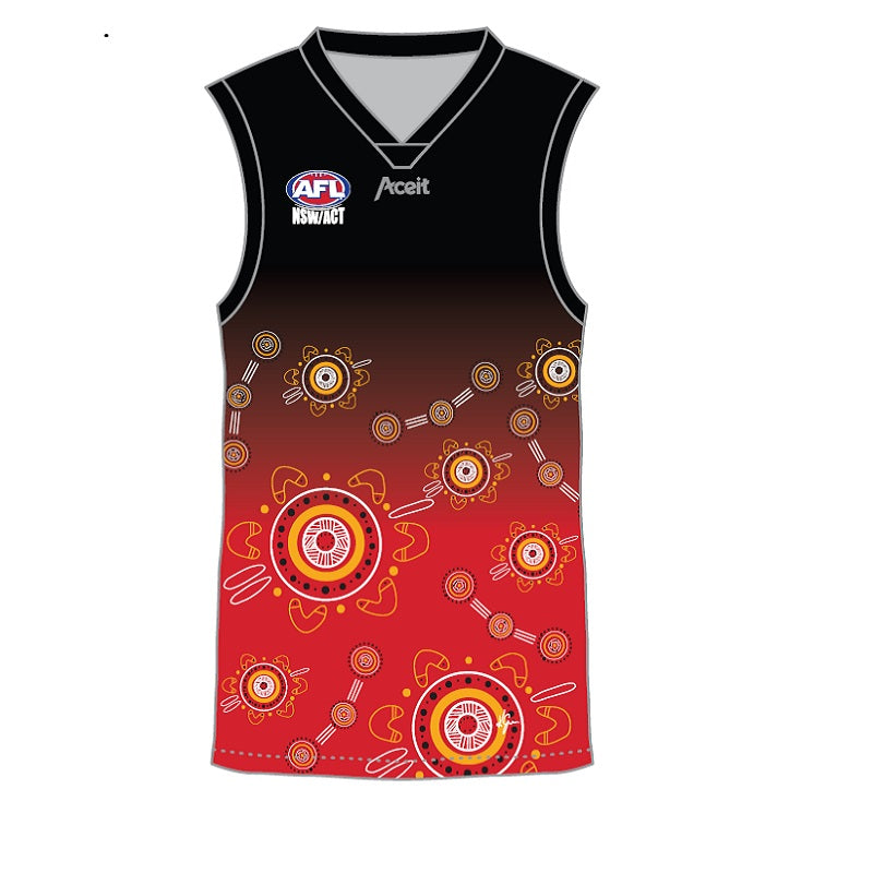 Custom AFL Indigenous Performance Jersey - Dreamtime Eclipse – Aceit