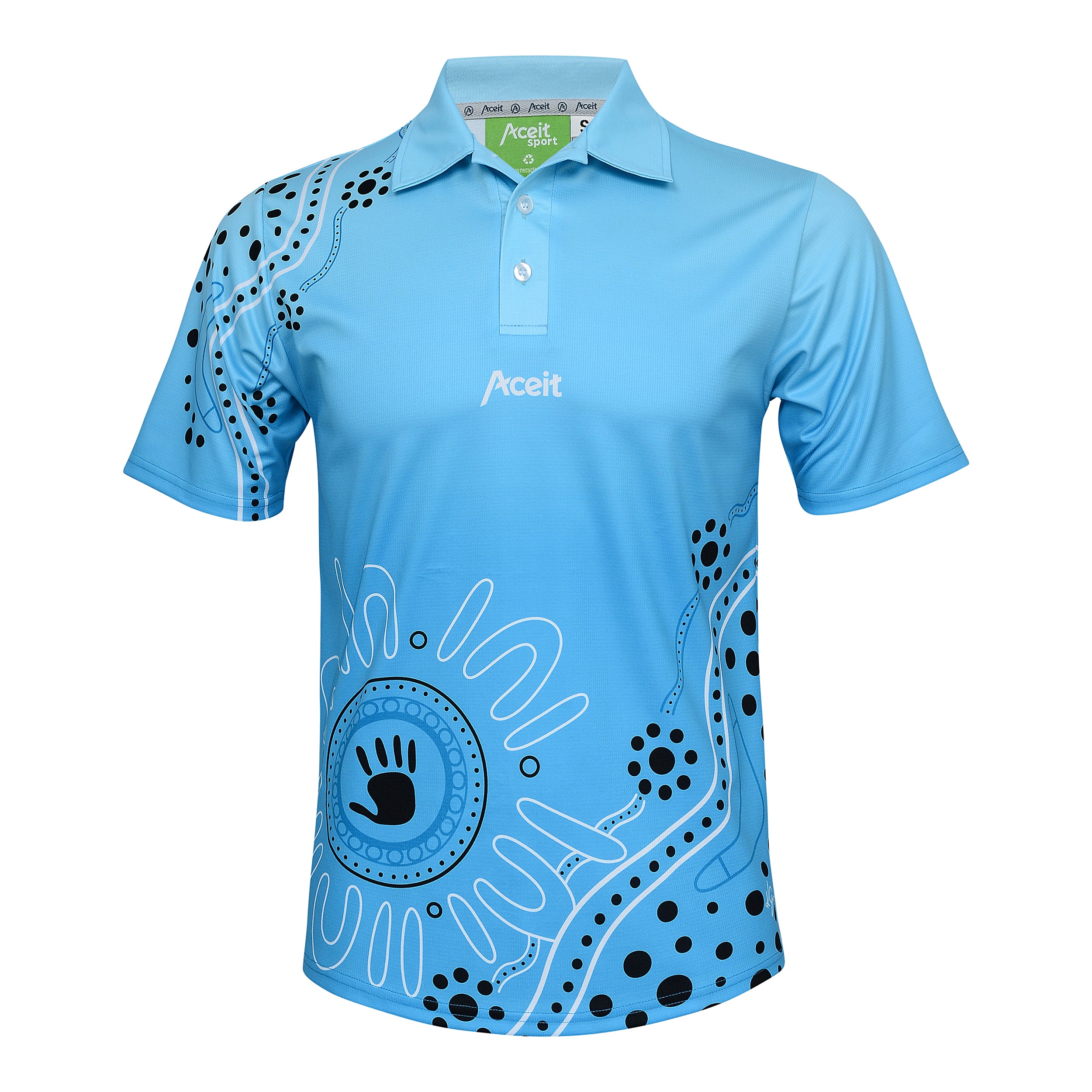 Custom Indigenous Polo Shirt - Kali Rainforest – Aceit