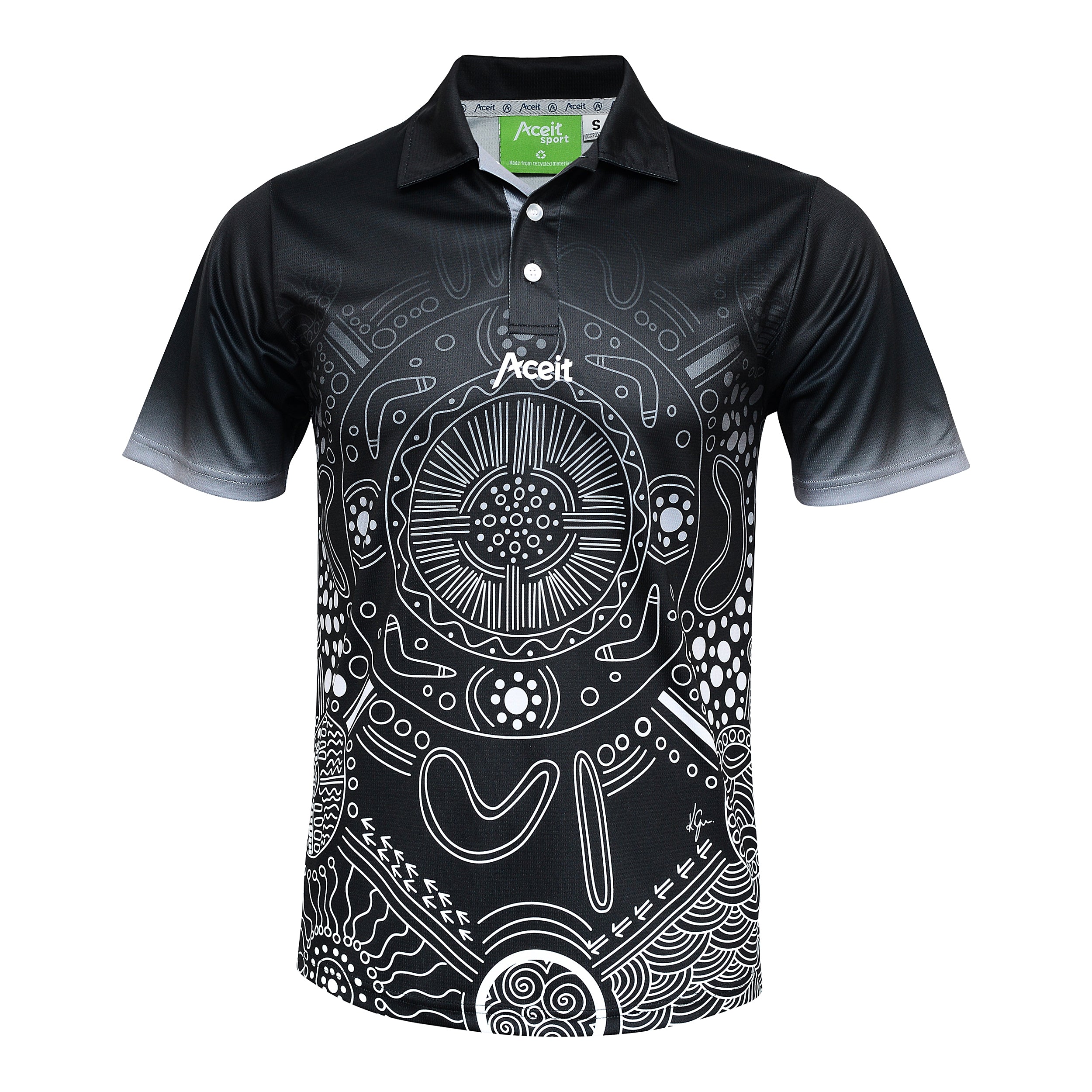Custom Indigenous Polo Shirt - Kaya Dreaming – Aceit